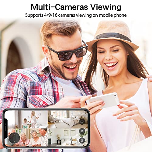 ViewHope Indoor Pet Security Camera - 2K WiFi Pet Camera, 2.4G & 5G Dual Band WiFi Indoor Security Camera 360, Pet Camera with Phone App, Dog Camera with Speaker, Indoor Cameras for Home Security