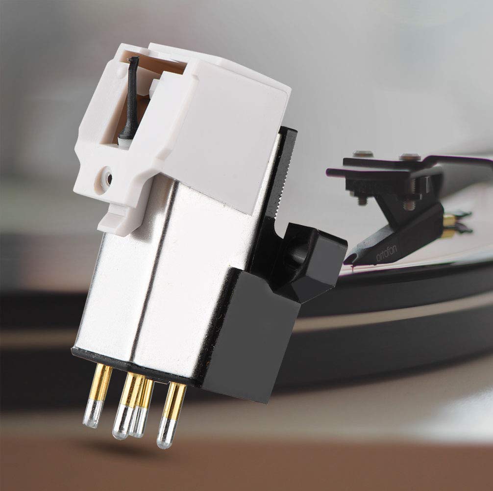 Tonysa Record Player Cartridge Stylus, Magnetic Cartridge Stylus with LP Vinyl Needle for Turntable Record Player, Vinyl Record Player