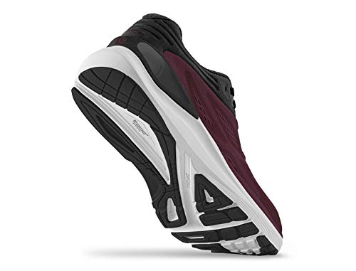Topo Athletic Women's Ultrafly 3 Breathable Road Running Shoes, Wine/Black, Size: 9.5