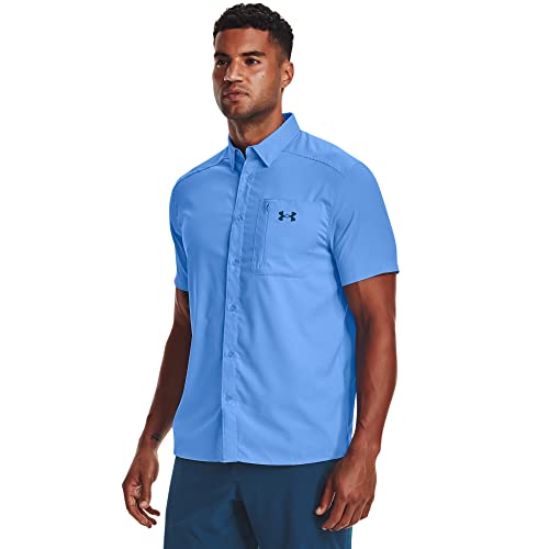 Under Armour Men's Drift Tide 2.0 Short-Sleeve T-Shirt, Carolina Blue (475)/Deep Sea, X-Large