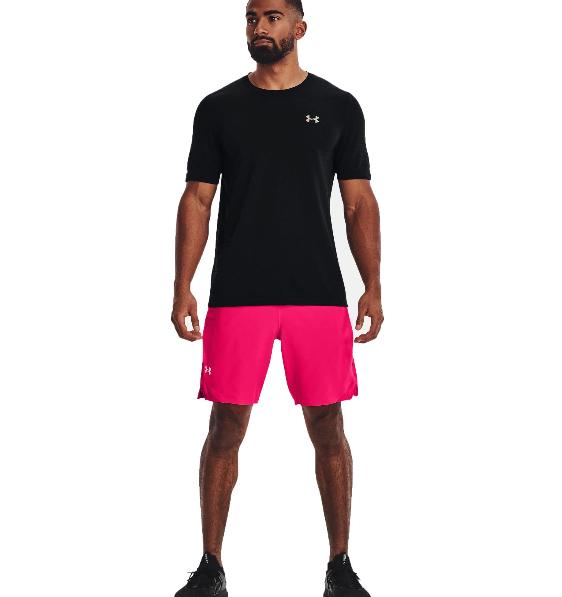 Under Armour Men's Vanish Woven Shorts, Penta Pink, X-Large