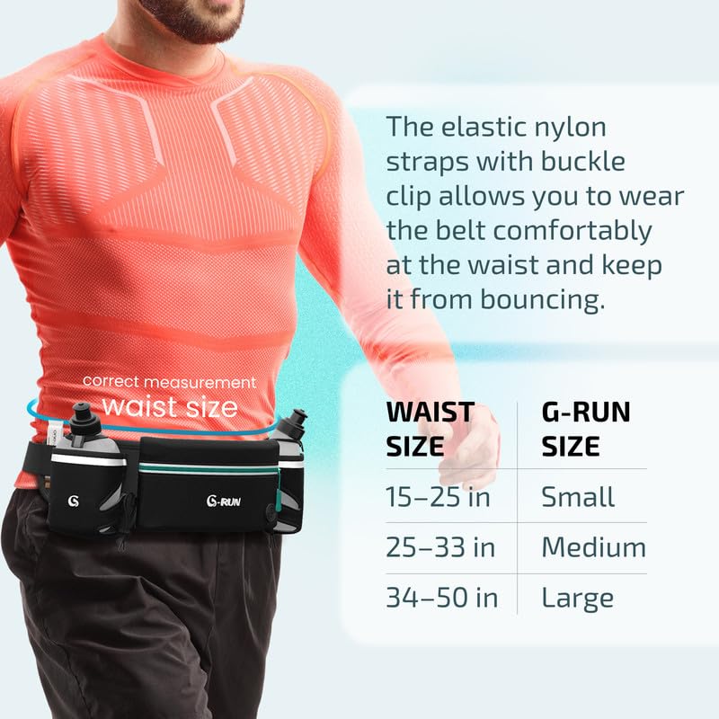 Running Waist Pack With 2 Water Bottles