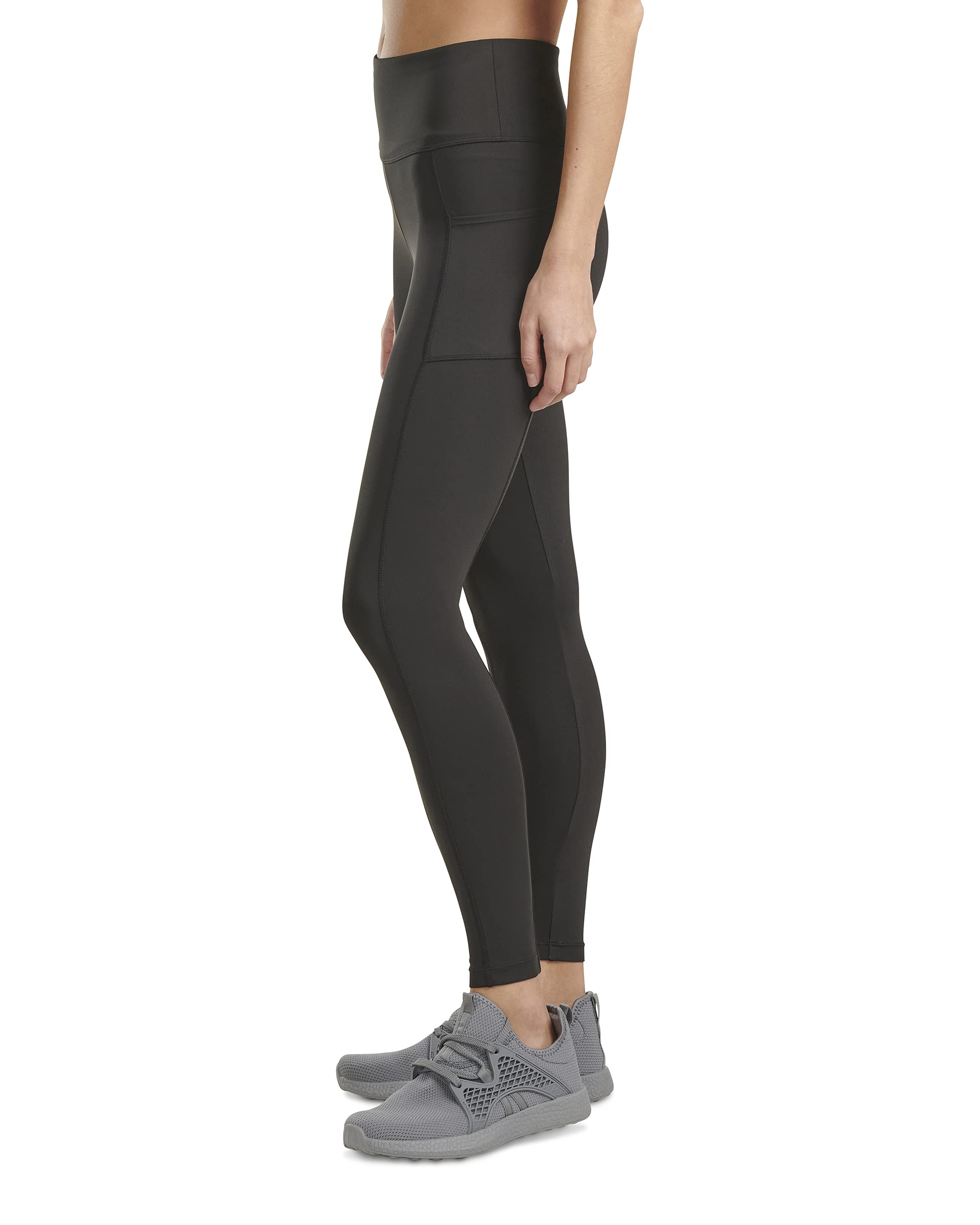 Spalding Women's Activewear 26 inch Inseam Legging with Pockets, Black, M
