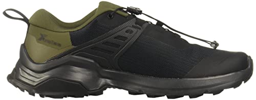 Salomon X Raise Hiking Shoes for Men, Black/Grape Leaf/Phantom, 7.5