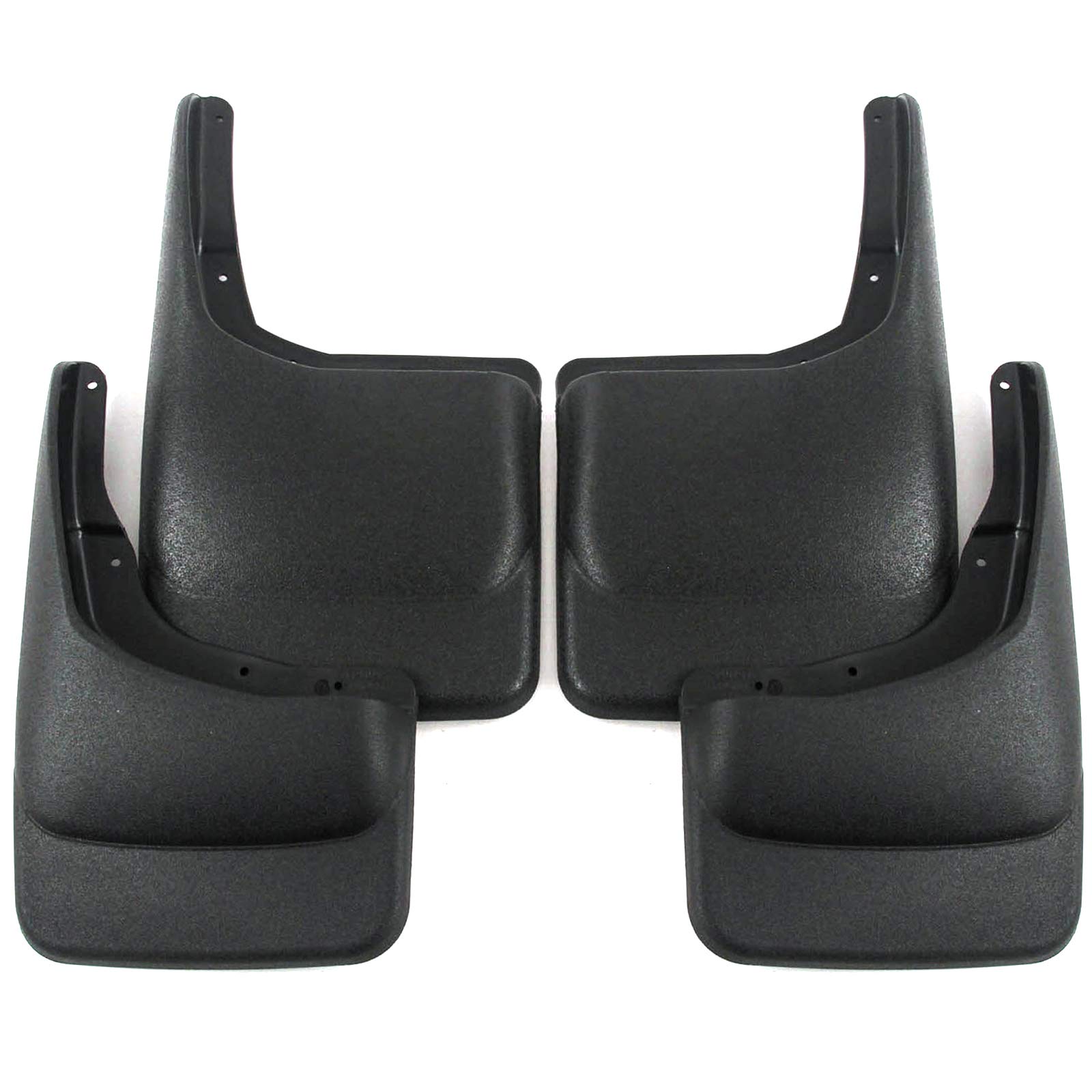 Red Hound Auto Premium Heavy Duty Molded 2004-2014 Compatible with Ford F-150 Mud Flaps Guards Splash Front Rear 4pc Set (without Fender Flares)