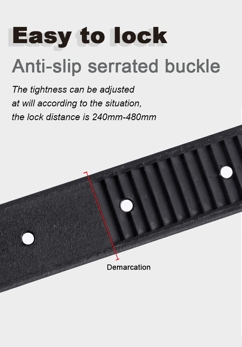 Zip-Tie Bicycle Locks Combo Password Locks Motorcycle Helmet Locks Mountain Bike Cable-tie Locks