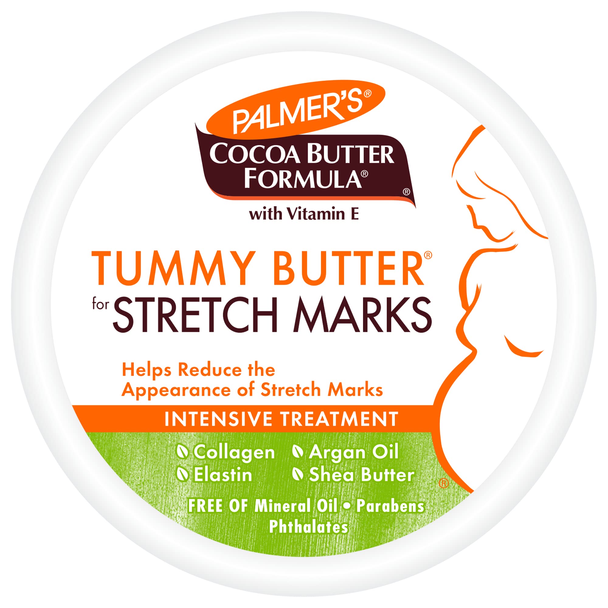 Palmer's Cocoa Butter Formula Tummy Butter Balm for Stretch Marks (4.4 Ounce (Pack of 1))