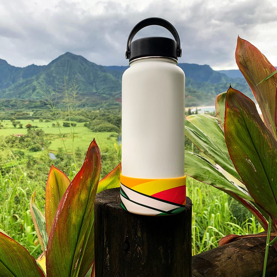 REUZBL Protective Silicone Bottle Boot for Owala FreeSip 40 oz, Hydro Flask 32-40 oz, Iron Flask, Takeya, Thermoflask, and Similar Wide Mouth Water Bottles, Protective Bottle Accessory
