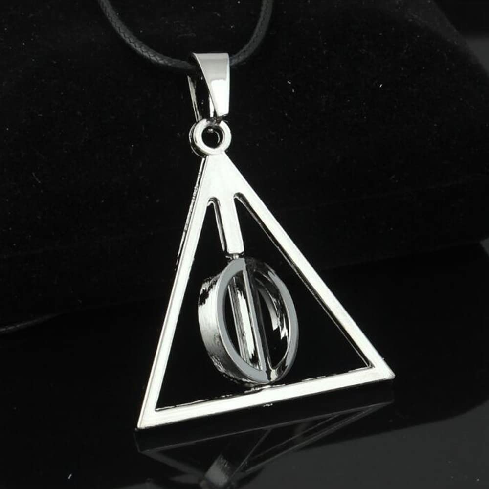 UTTER Potter Jewelry Deathly Hallows Pendant Necklace for Women Men and kids