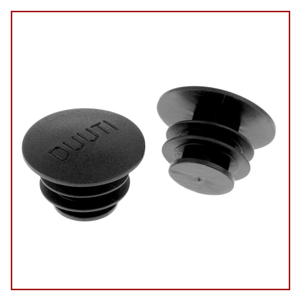 TEAMNIGT 1 Pair Road Mountain Bike Cycling Handlebar Bar End Plugs Locking Caps Bicycle Grip Ends Caps PE Bar Stopper