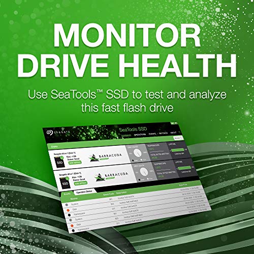 Seagate BarraCuda 120 SSD 2TB Internal Solid State Drive – 2.5 Inch SATA 6GB/S for Computer, Desktop, PC, & Laptop (ZA2000CM10003)