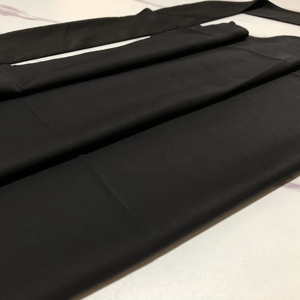 URGARMENT Muslim Women Full Face Niqab Veil (Black), 68cm*39cm