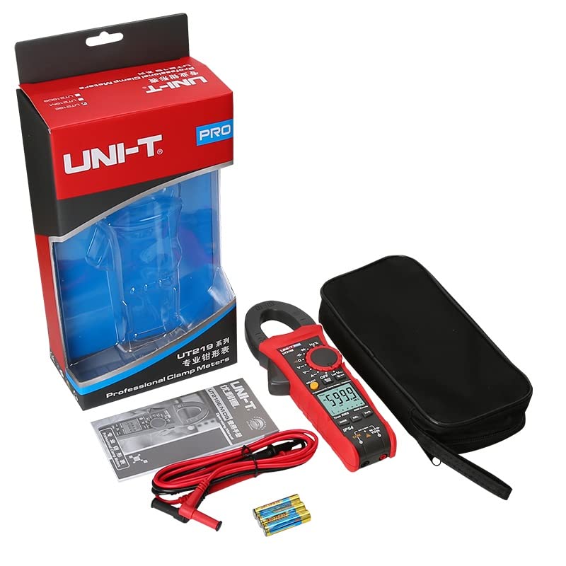 UNI-T UT219M Professional Digital Pliers Gauge Portable Digital Pliers Meter by UNI-T True RMS IP54 Waterproof Voltage Current Measure