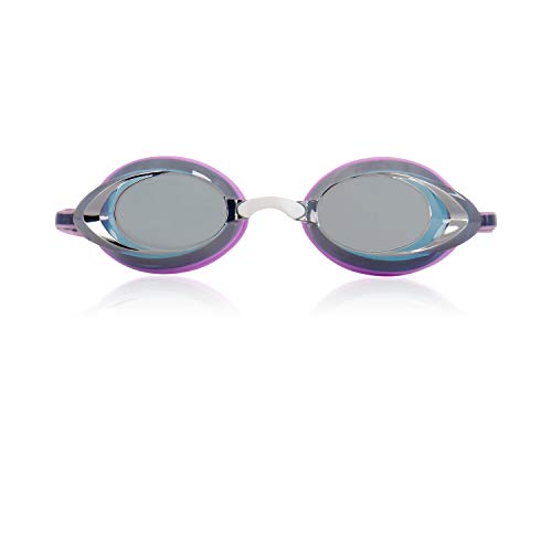 Speedo Women's Swim Goggles Mirrored Vanquisher 2.0, Archroma/Cobalt/Silver