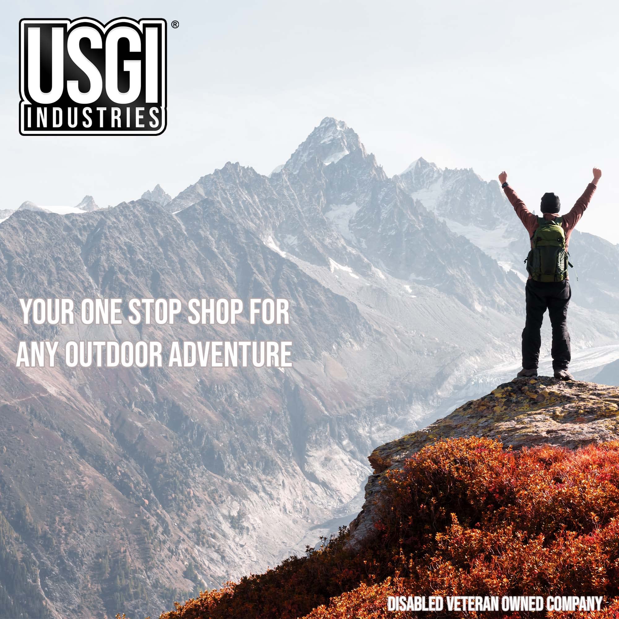 USGI Industries Camp-Shield Adventure Blanket | Added Padding, Water Resistant, Lightweight and Warm | Perfect for Traveling, Festivals, Camping or Survival | includes Compression Sack (OD/Orange)