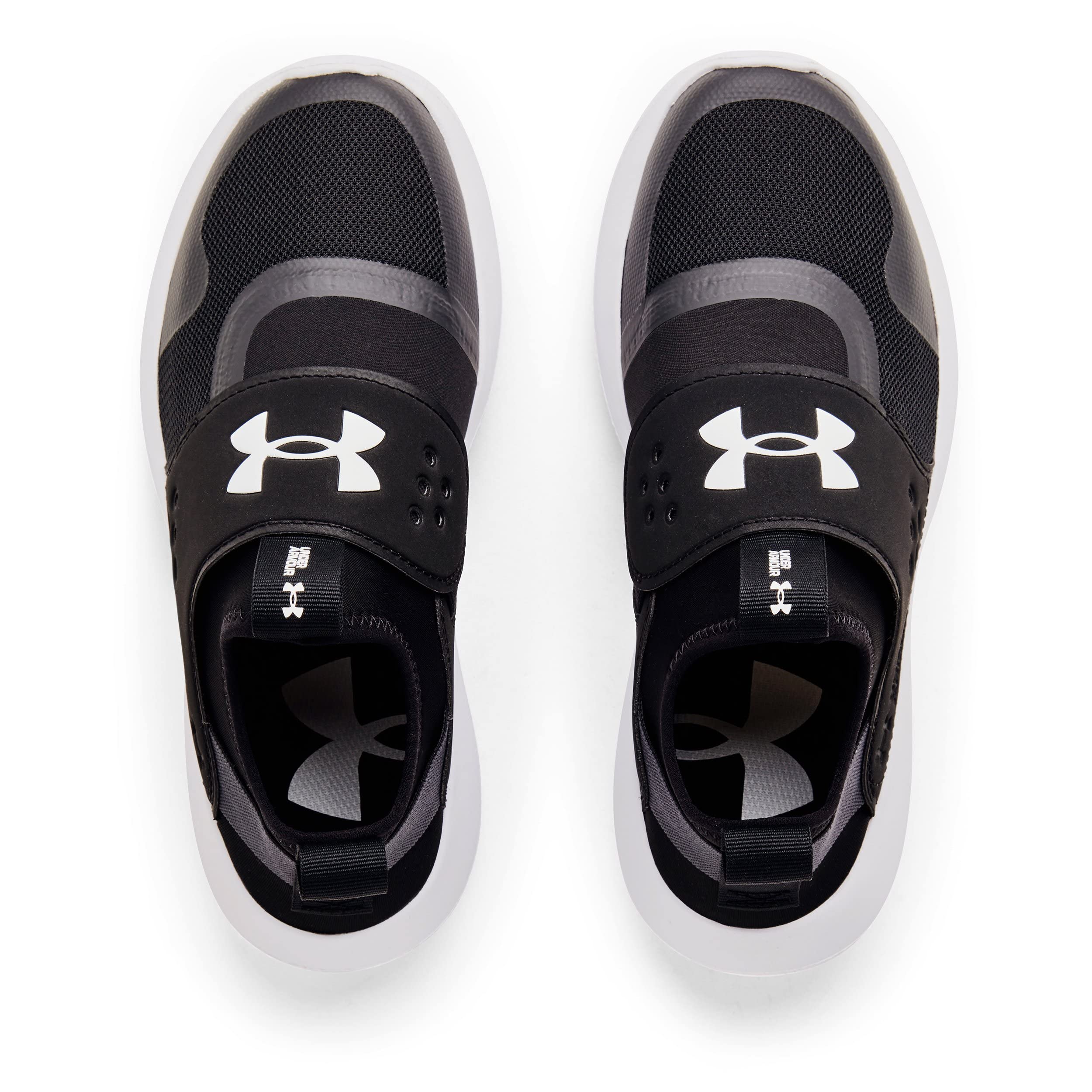 Under Armour Women's Runplay, Black/White, 8 Medium US