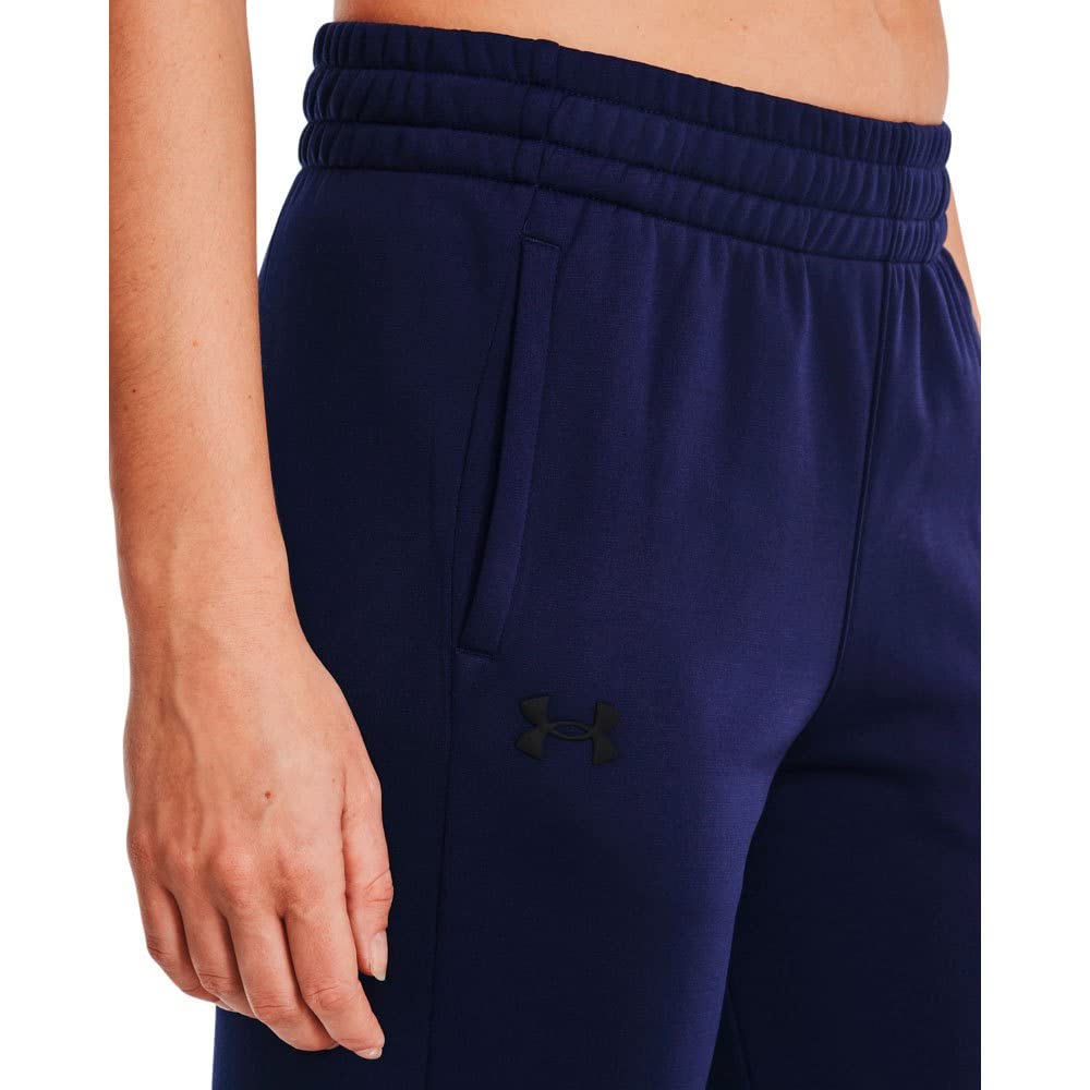 Under Armour Womens ArmourFleece Jogger, (410) Midnight Navy / / Black, Small