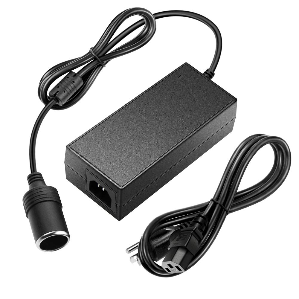 SHNITPWR AC to DC Converter 12V 8A 96W Power Supply Adapter with Car Lighter Socket 100~240V AC to DC 12 Volt 8 Amp 6A Transformer for Car Tire Inflator Vacuum Cleaner and Other Car Devices Under 96W