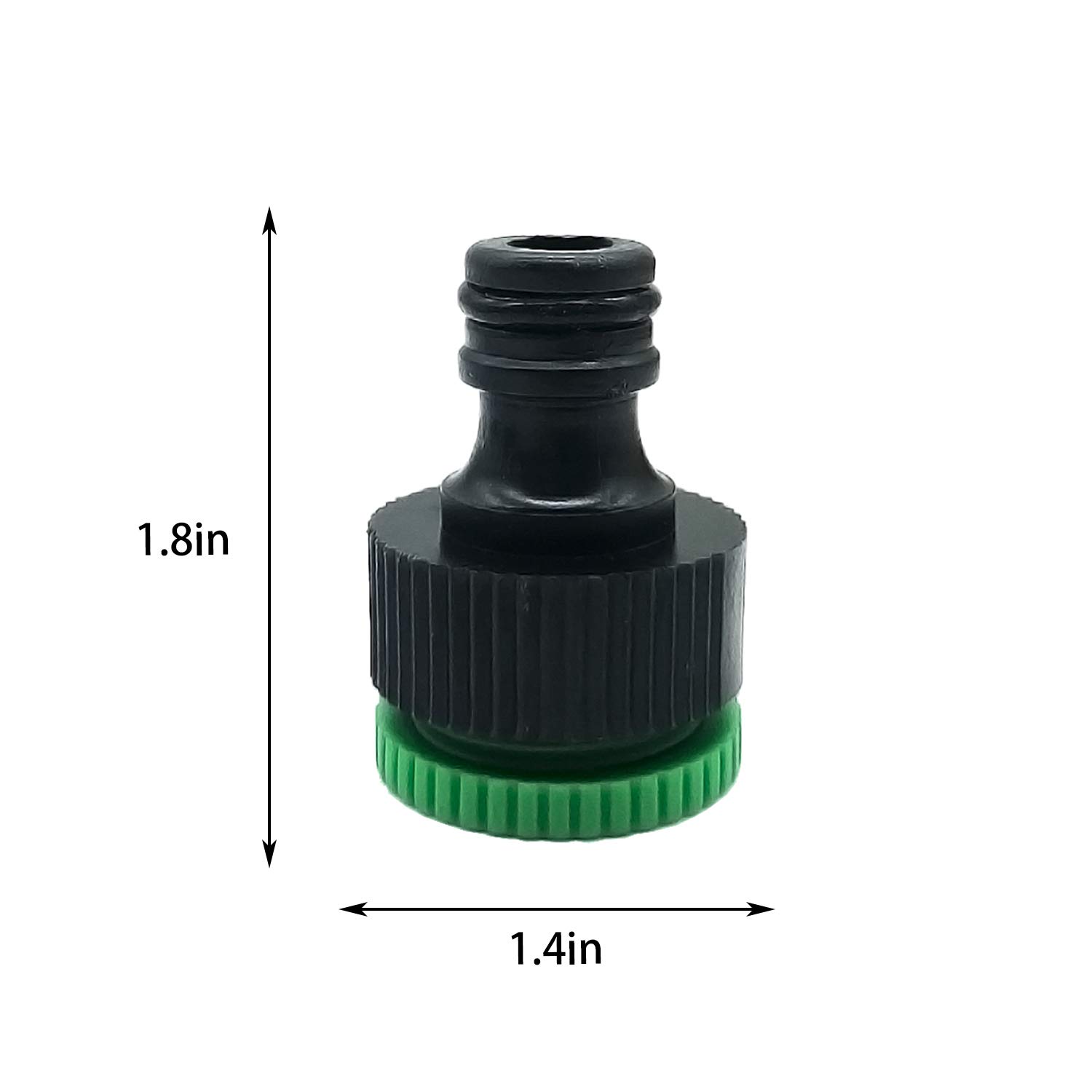 SHANGXING 2 PCS 2-in-1 Drip Irrigation Hole Punch Tool- Practical Drip Irrigation Tubing Hole Punch with 10 PCS Dropper Connector for 1/4 Inch Fitting Emitter Insertion Drip Sprinkler
