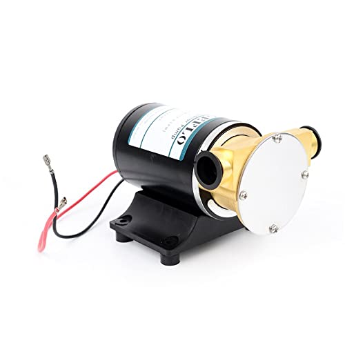XuuSHA Hand Bilge Pump DC 12V/24V 25L/min Electric Self-Priming Flushing Pump Bilge Pump Automatic (Voltage : 24V)