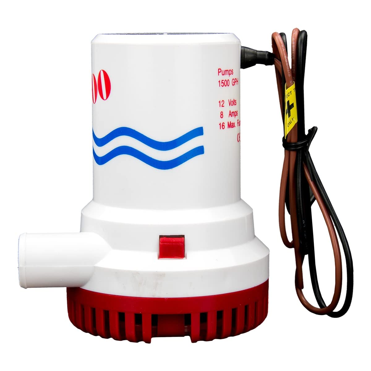 XuuSHA Hand Bilge Pump 12V 1500 GPH Boat Bilge Pump DC Submersible Water Pump Bilge Pump Automatic