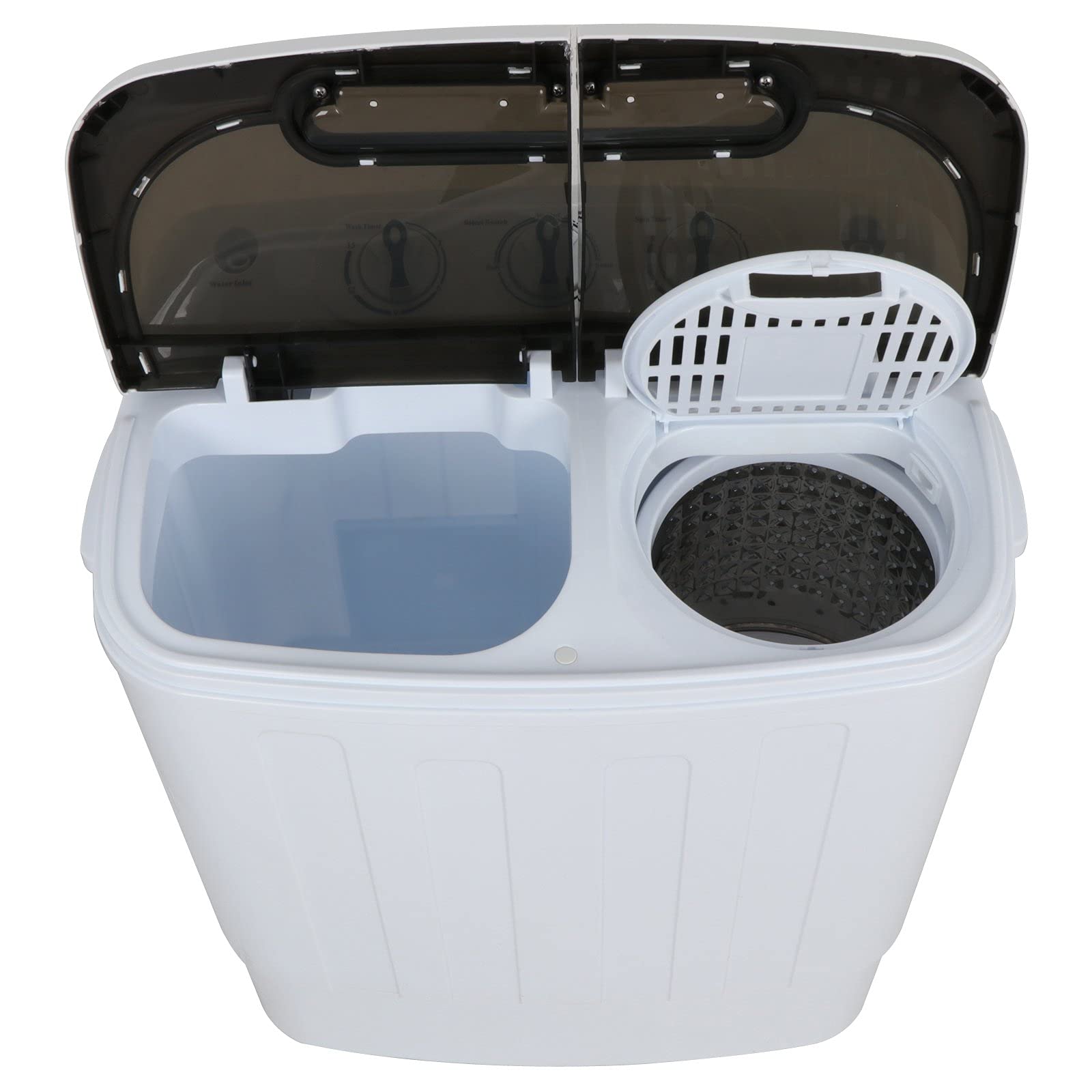 ZENY Portable Clothes Washing Machine Mini Twin Tub Washing Machine 13lbs Capacity with Spin Dryer,Compact Washer and Dryer Combo Lightweight Small Laundry Washer for Home,Apartments, Dorm Rooms,RV