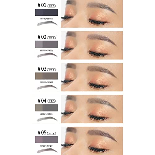 SNOVO Professional eyebrow Palette Eyebrow makeup is available in 5 colors (04# Taupe)