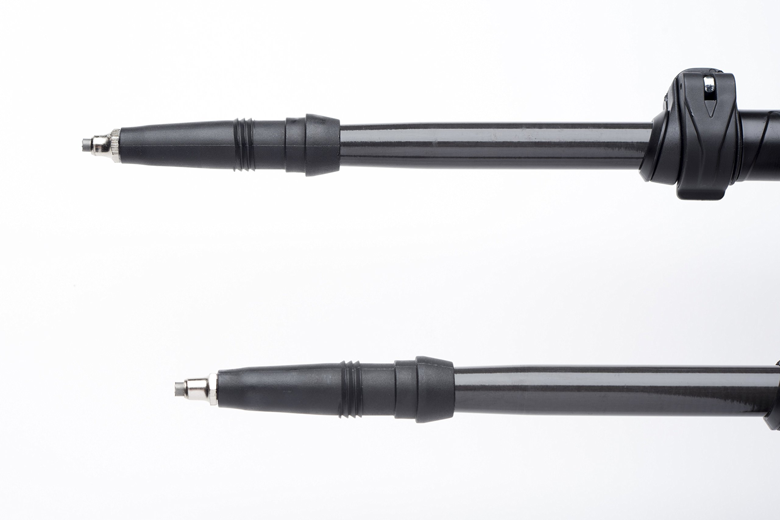 Pair of PaceMaker Stix Carbon Fiber AT-6" Trekking Poles with Extended Life Rubber Feet and Attachments
