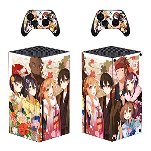 SA Oline Stickers Decals Skin for X-box-One-Series X, Cover Protector Wrap Durable Full Set Protection Faceplate Console by KAJAL MANI