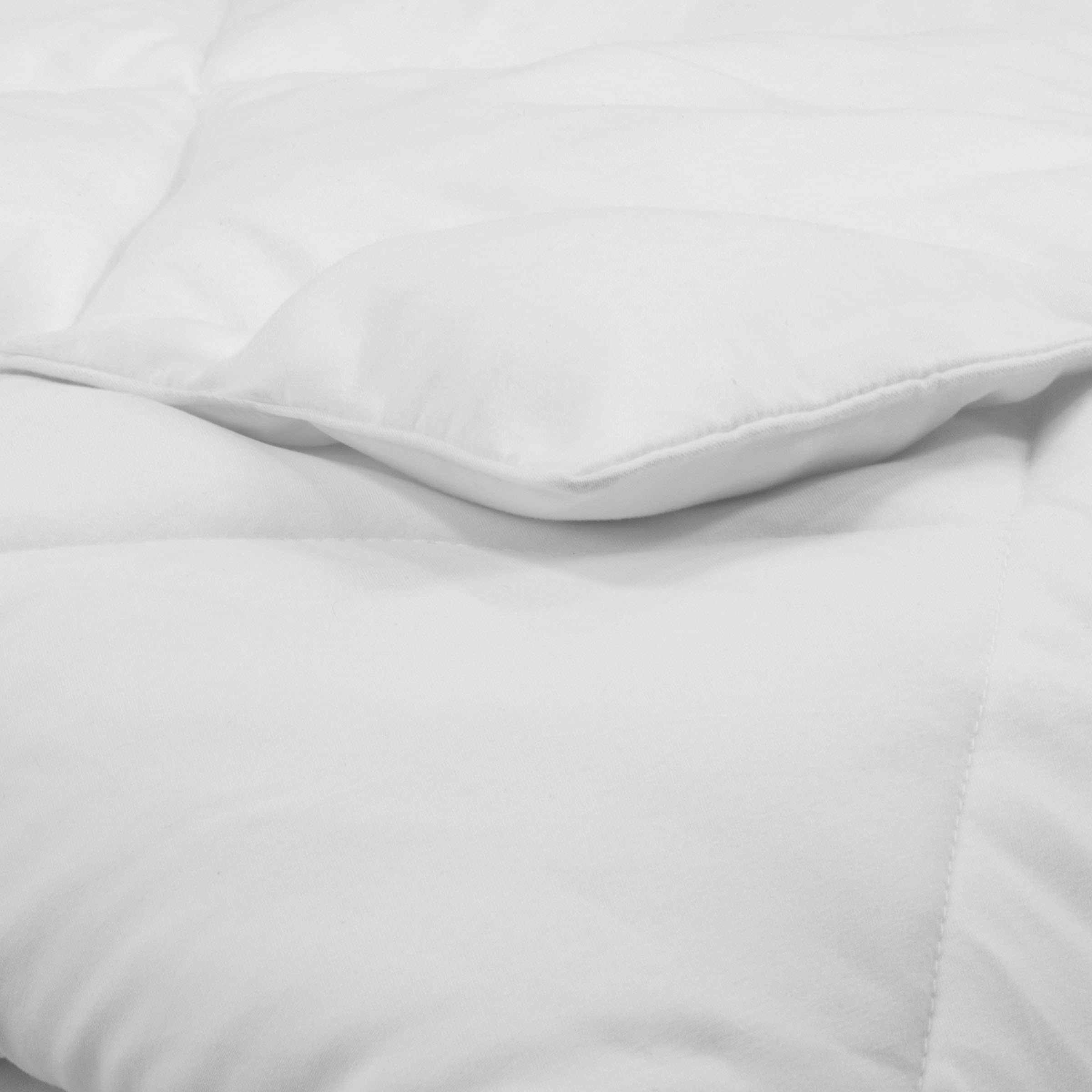 Serta Air Dry Lightweight Quilt-Stitched Microfiber Fill Down Alternative Comforter, King, White