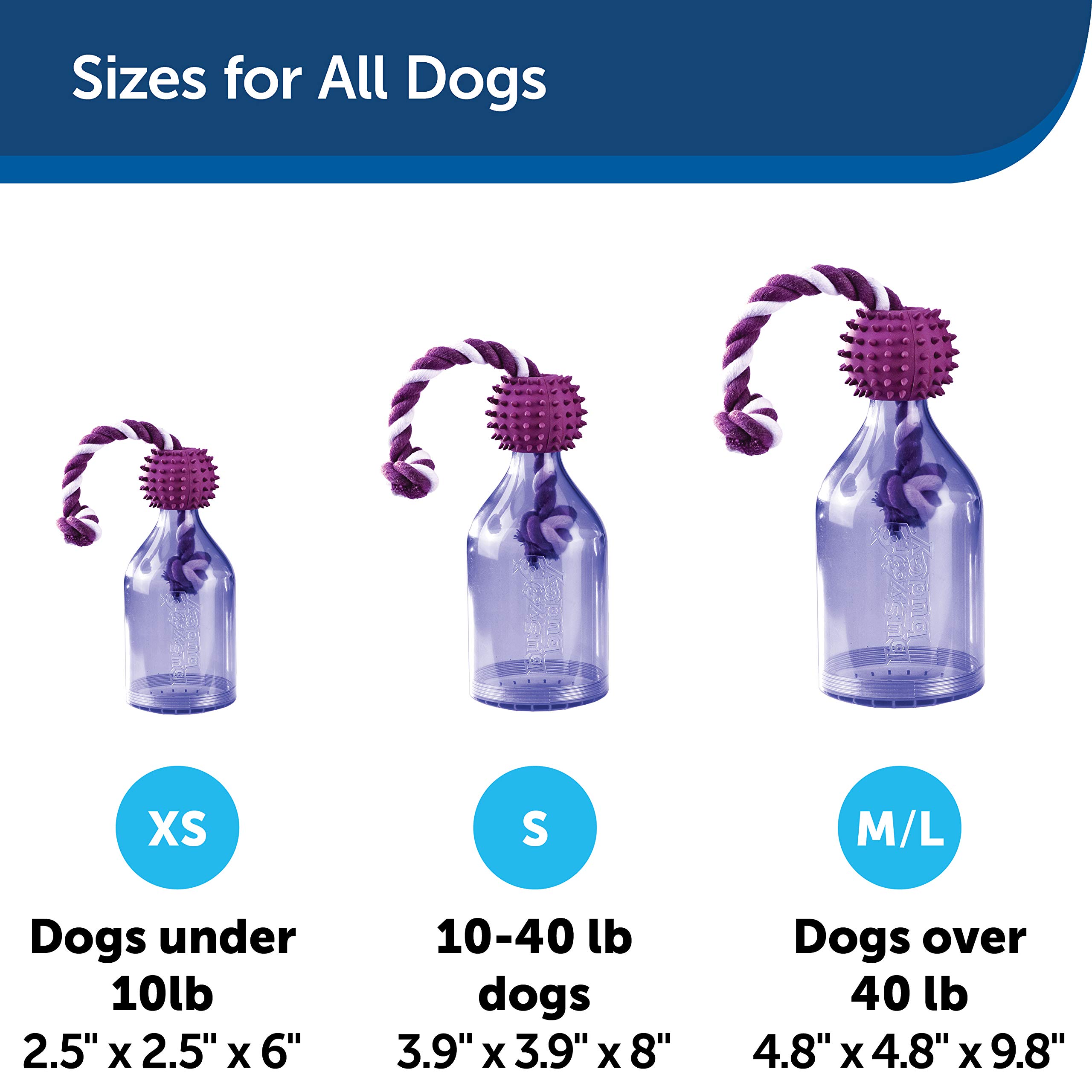 PetSafe Busy Buddy Tug-A-Jug Dog Toy β Slow Feeder and Trainer β Small