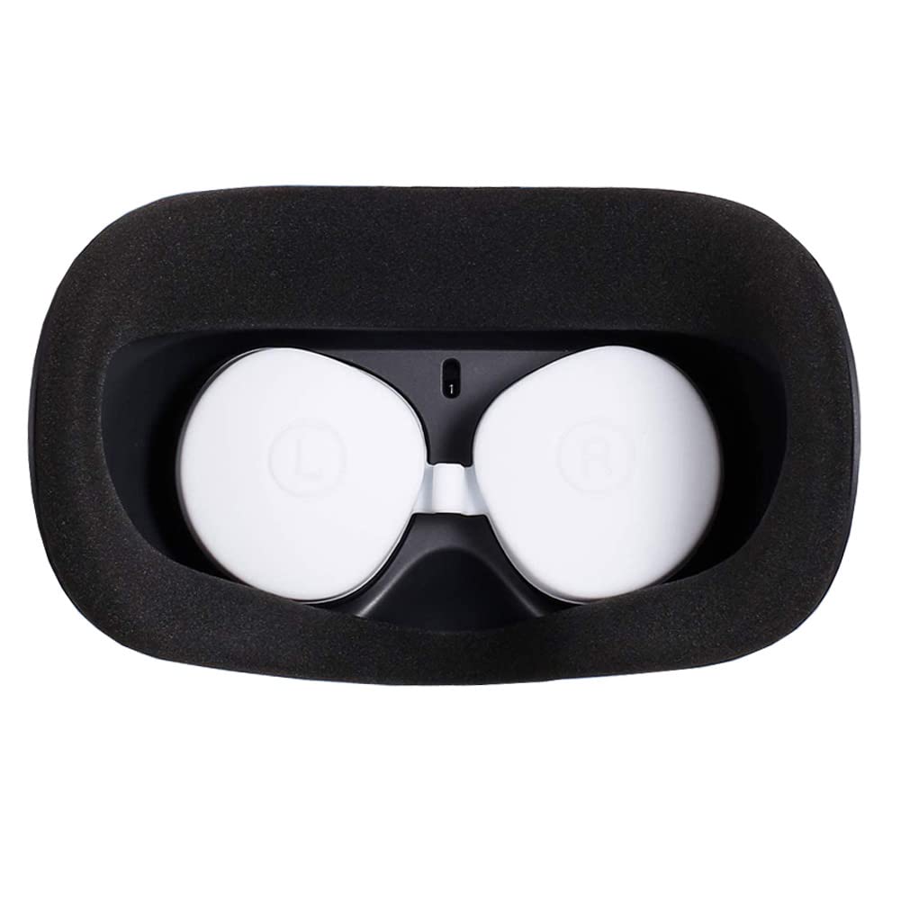 Ytaland VR Lens Cover for Oculus Quest 2 Dust Proof Cover for Oculus Quest 2 Anti-Dust Silicone Lens Protector (White)