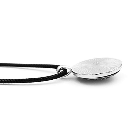 Stainless Steel Classic Peace Sign Love Hippie Pendant Butterfly winding Necklace