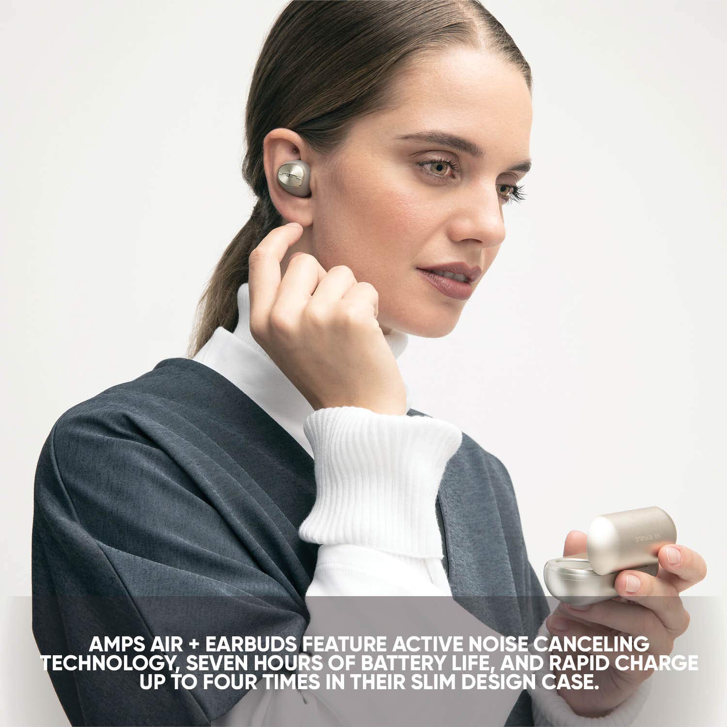 SOL REPUBLIC Amps Air + Earbuds, Champagne