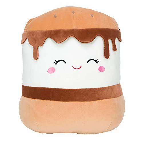 Squishmallows Kellytoy Food Mix Squad Mushroom Set of 6 Mini 5" Plush Dolls