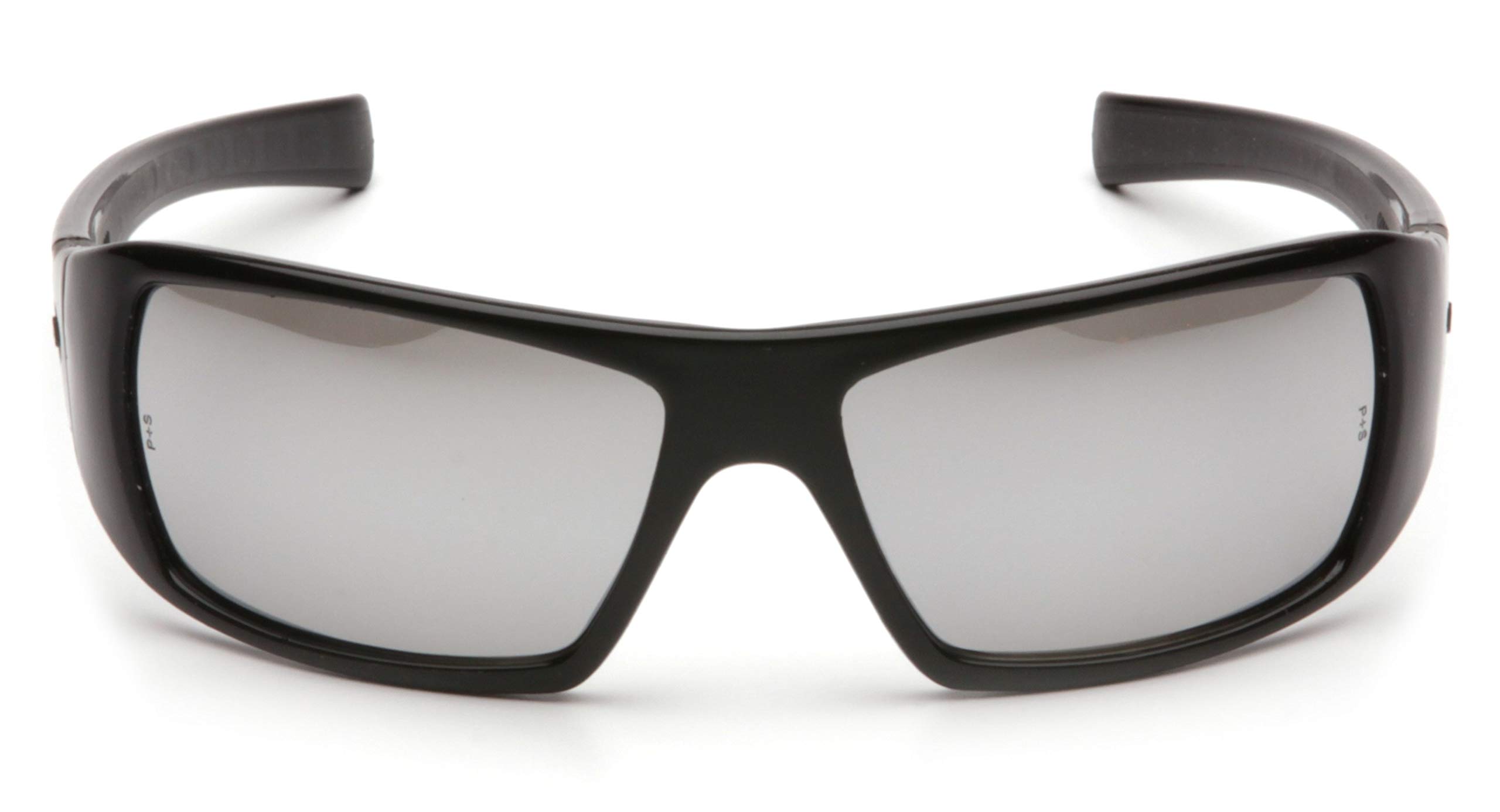 Pyramex Silver Mirror Safety Glasses, Wraparound