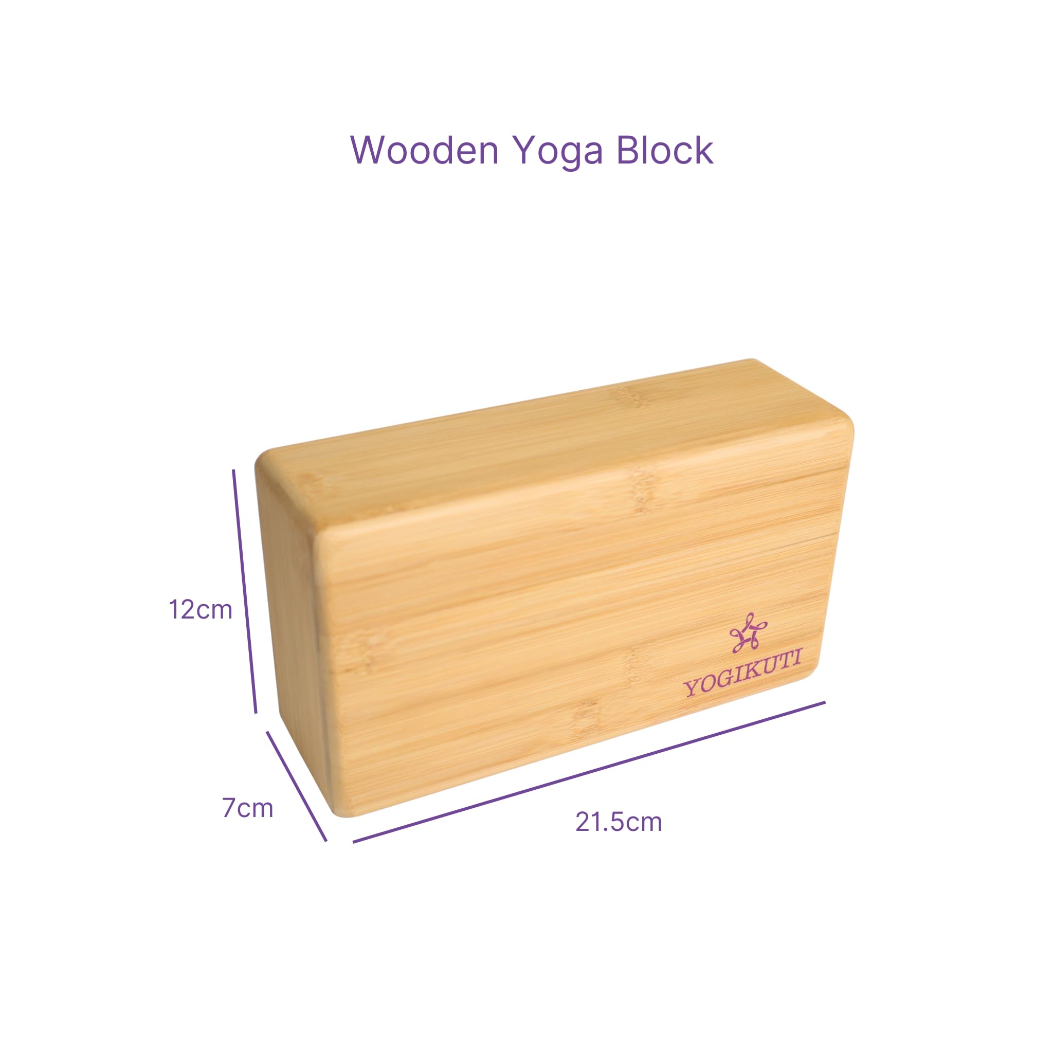 Yoga Block Solid, Pune Yogikuti Solid Wooden Yoga Block, Yoga accessories, Block for Yoga