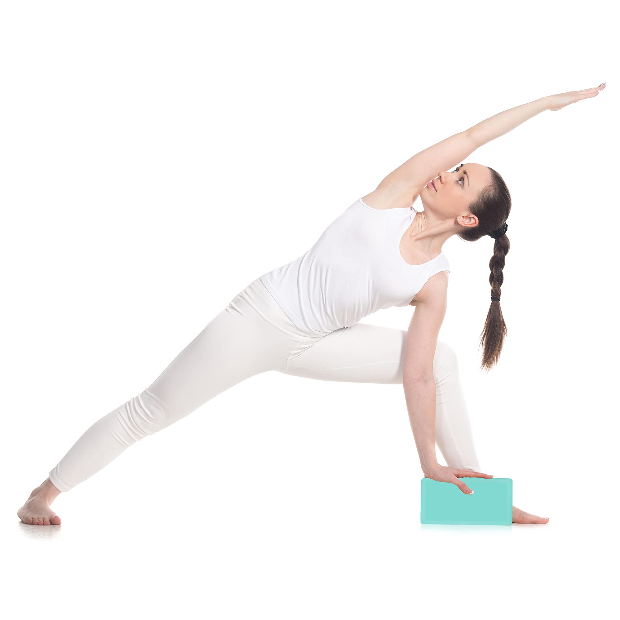 Yoga Blocks plus Strap (EVA foam blocks and polyester strap)