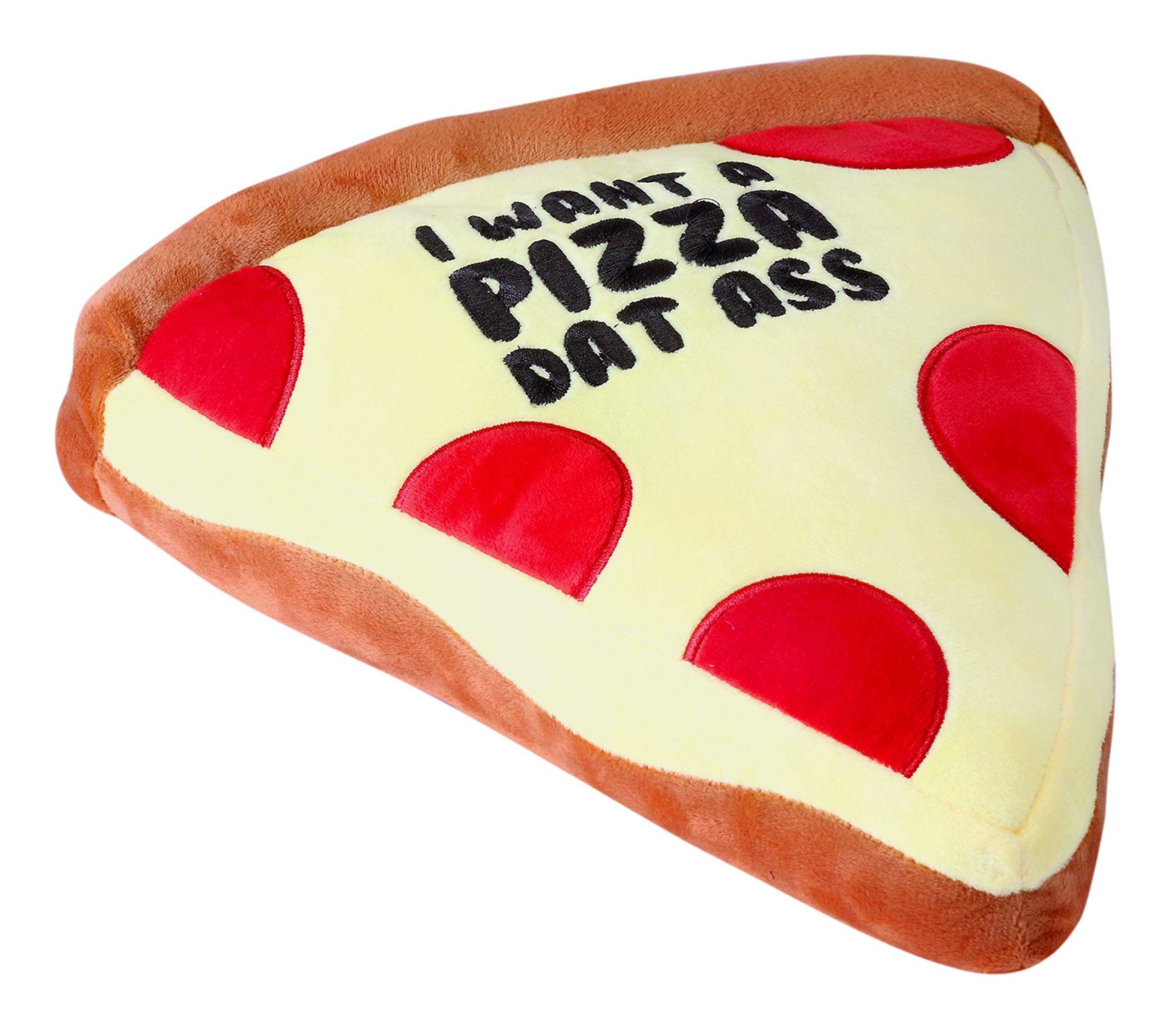 Seymour Butz Plush Pizza - Funny Stuffed Animal Valentine for Girlfriend, Boyfriend, Husband or Wife