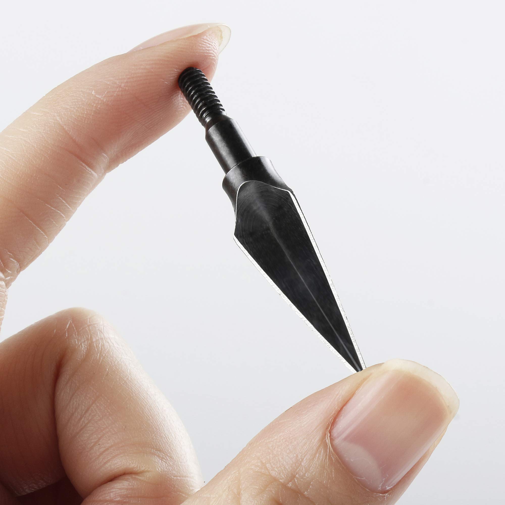 The7boX 125 Grain 8Pcs Hunting Arrow Heads Broadheads Archery Metal Tips for Crossbow Recurve Bow and Compound Bow…
