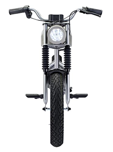 VIRO Rides Cafe Racer 25.2 V, Motorized Electric Mini-Bike with Parent-Controlled Max Speed for Ages 8+
