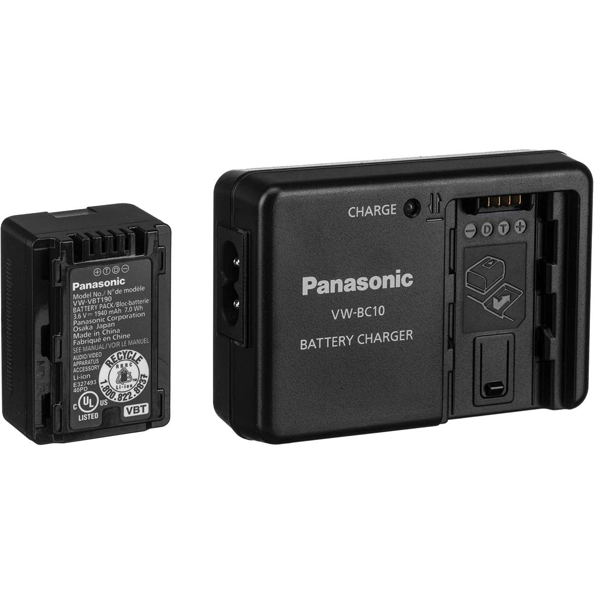 Panasonic Power Pack for Consumer Camcorder, Black (VW-PWPK)