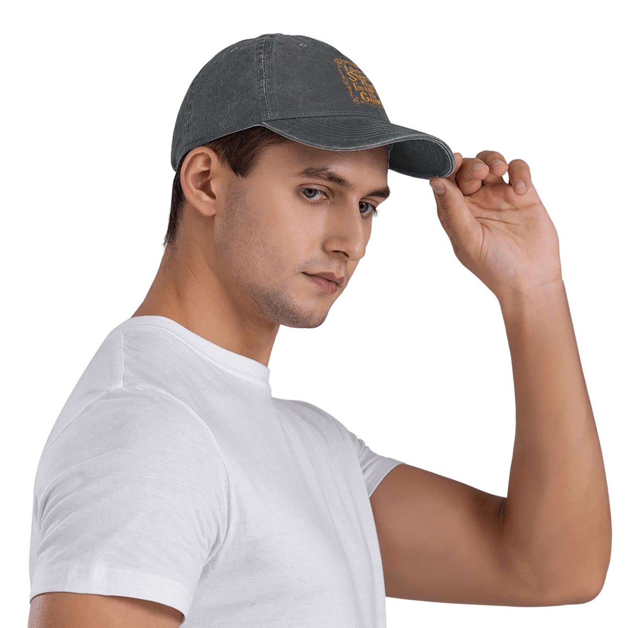 vaoruteng Men Women Cowboy hat Cotton Trucker Hats Adjustable Baseball Cap Hat (I Am Up to No Good I Solemnly Swear That) 1