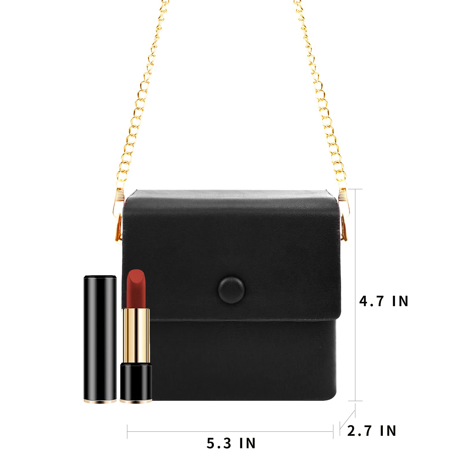 Whale Power Top Handle Handbags for Women Square Evening Bag Small Shoulder Crossbody Purses Black