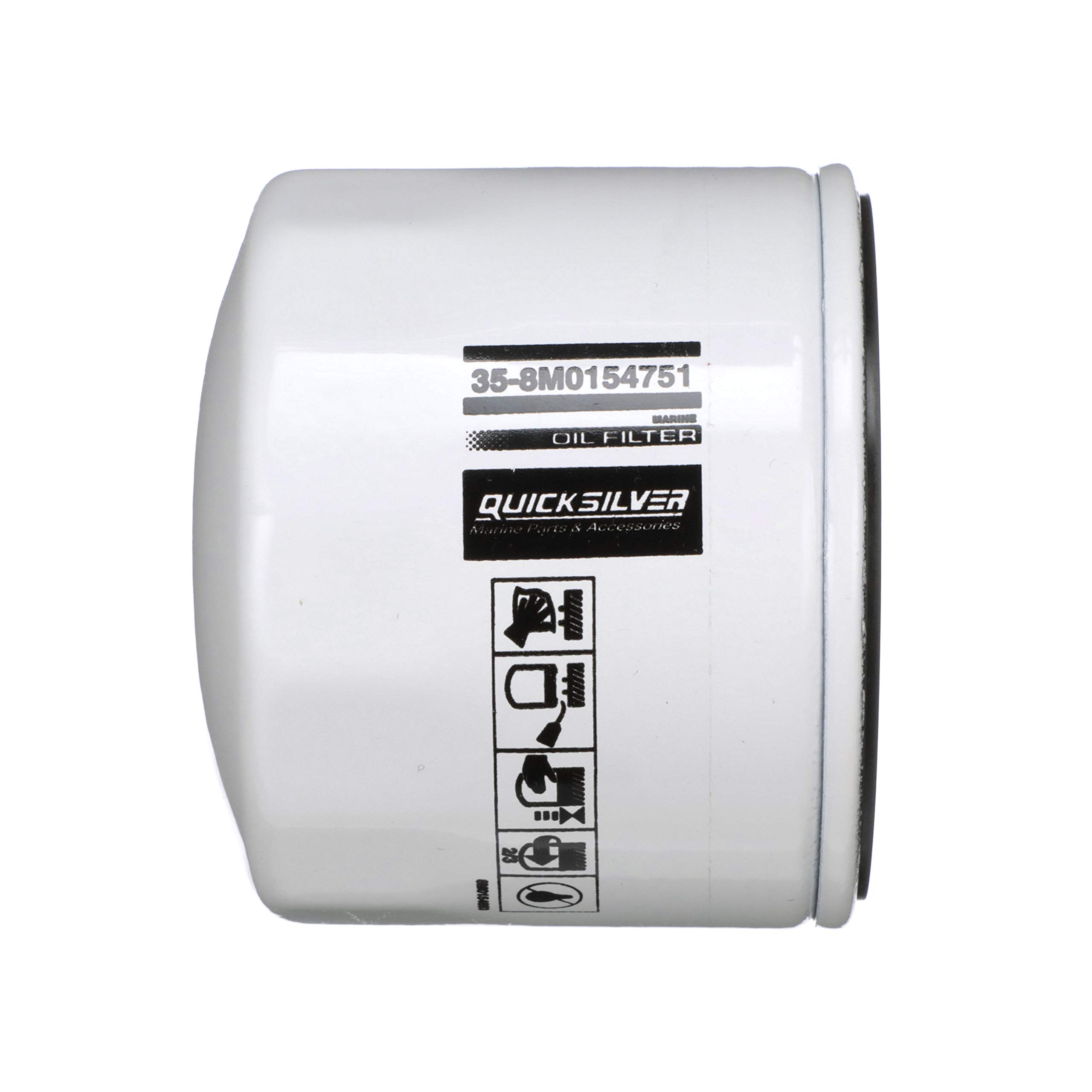 Quicksilver 8M0154751 Oil Filter for Various Marine Engines