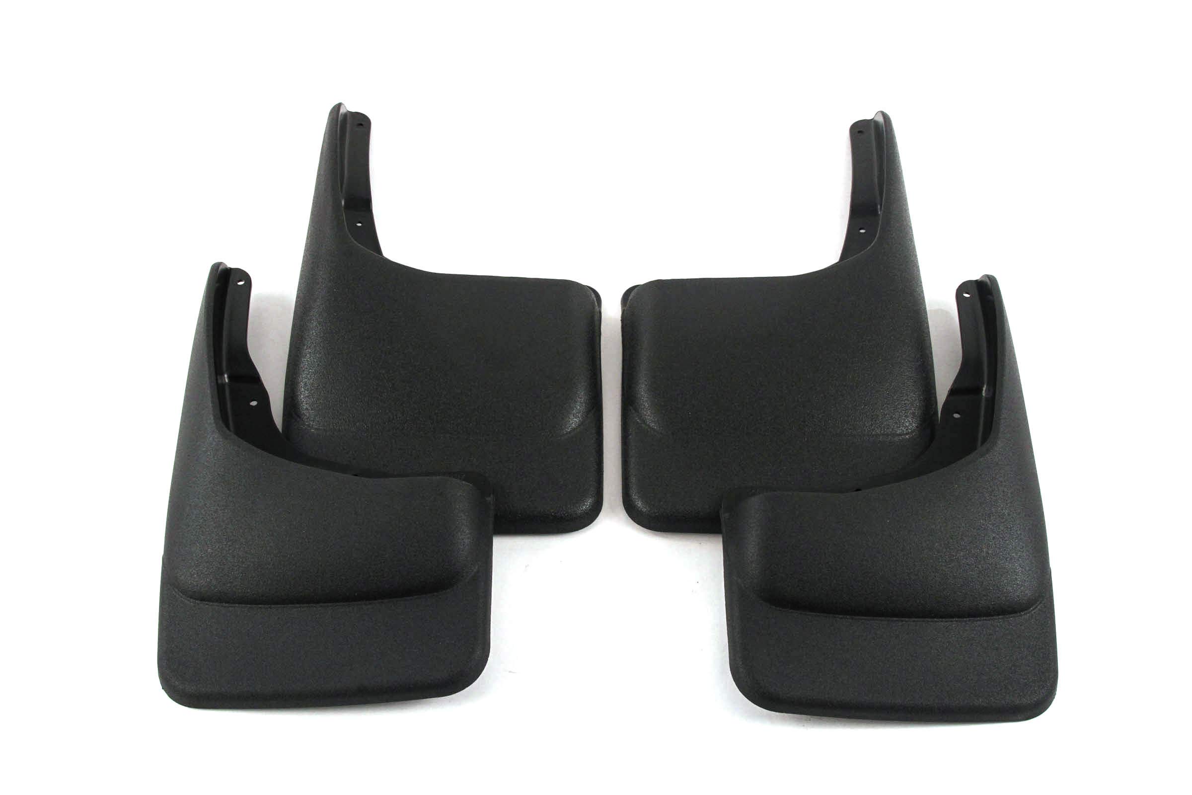 Red Hound Auto Premium Heavy Duty Molded 2004-2014 Compatible with Ford F-150 Mud Flaps Guards Splash Front Rear 4pc Set (without Fender Flares)