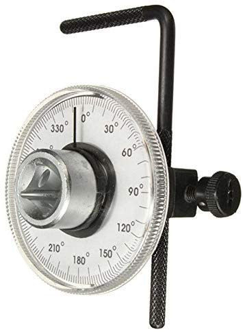 Qiilu 1/2" Torsion Wrench, Adjustable Drive Angle Torsion Wrench Measure Car Gauge Tool Set 360 Degree Angle Wrench