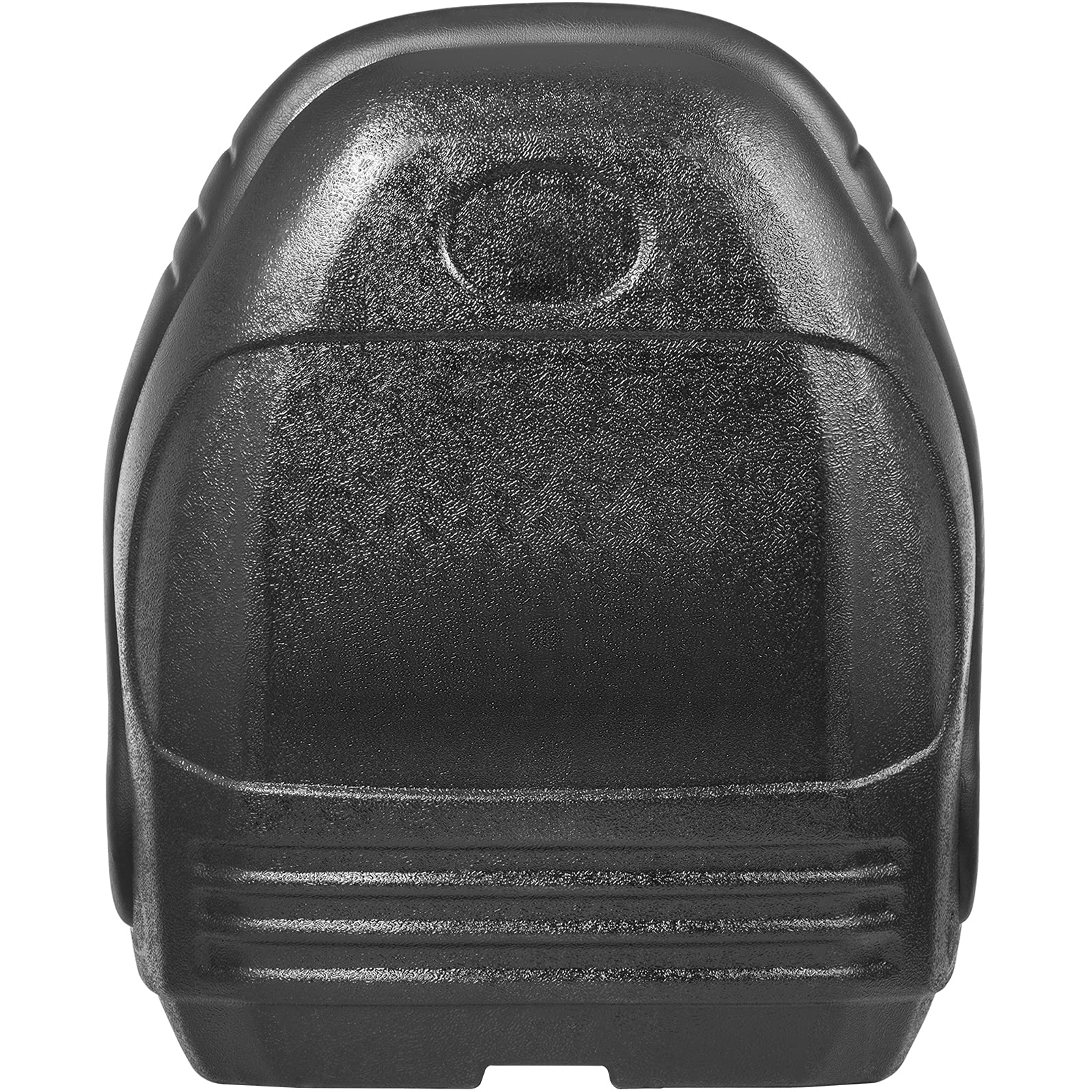 VEVOR Universal Tractor Seat Replacement, Compact High Back Mower Seat, Grey Vinyl Forklift Seat, Central Drain Hole Skid Steer Seat with Mounting Bolt Patterns of 8" x 11.5" & 11.25" x 11.5"