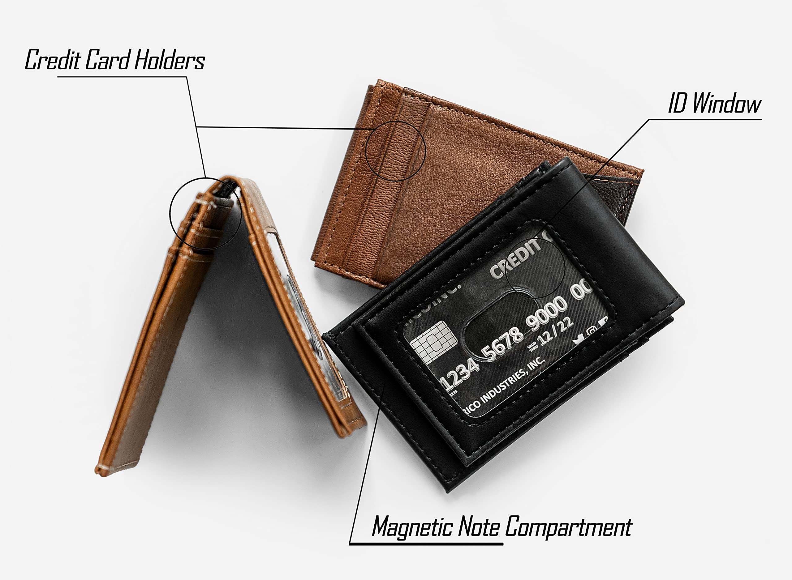Rico Industries LEFPW Laser Engraved Front Pocket Wallet, Kyle Busch