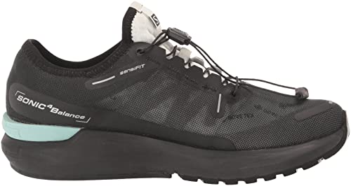 Salomon Unisex Sonic 4 Gore-TEX Running Shoes Road, Black/White/Black, 10 US Men